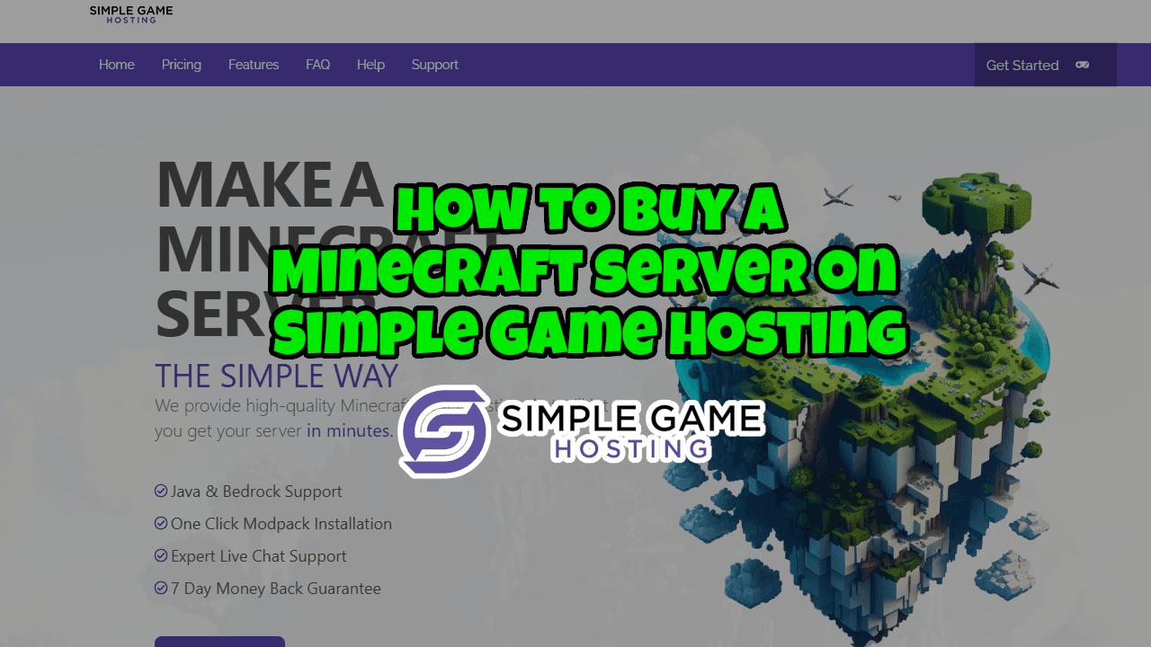 Simple Game Hosting Minecraft Server Hosting Review | Jangro.com | Jangro.com